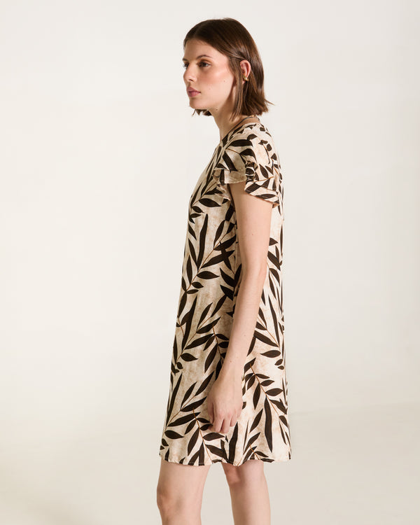 Vestido corto estampado caruso Shelby - CARUSO